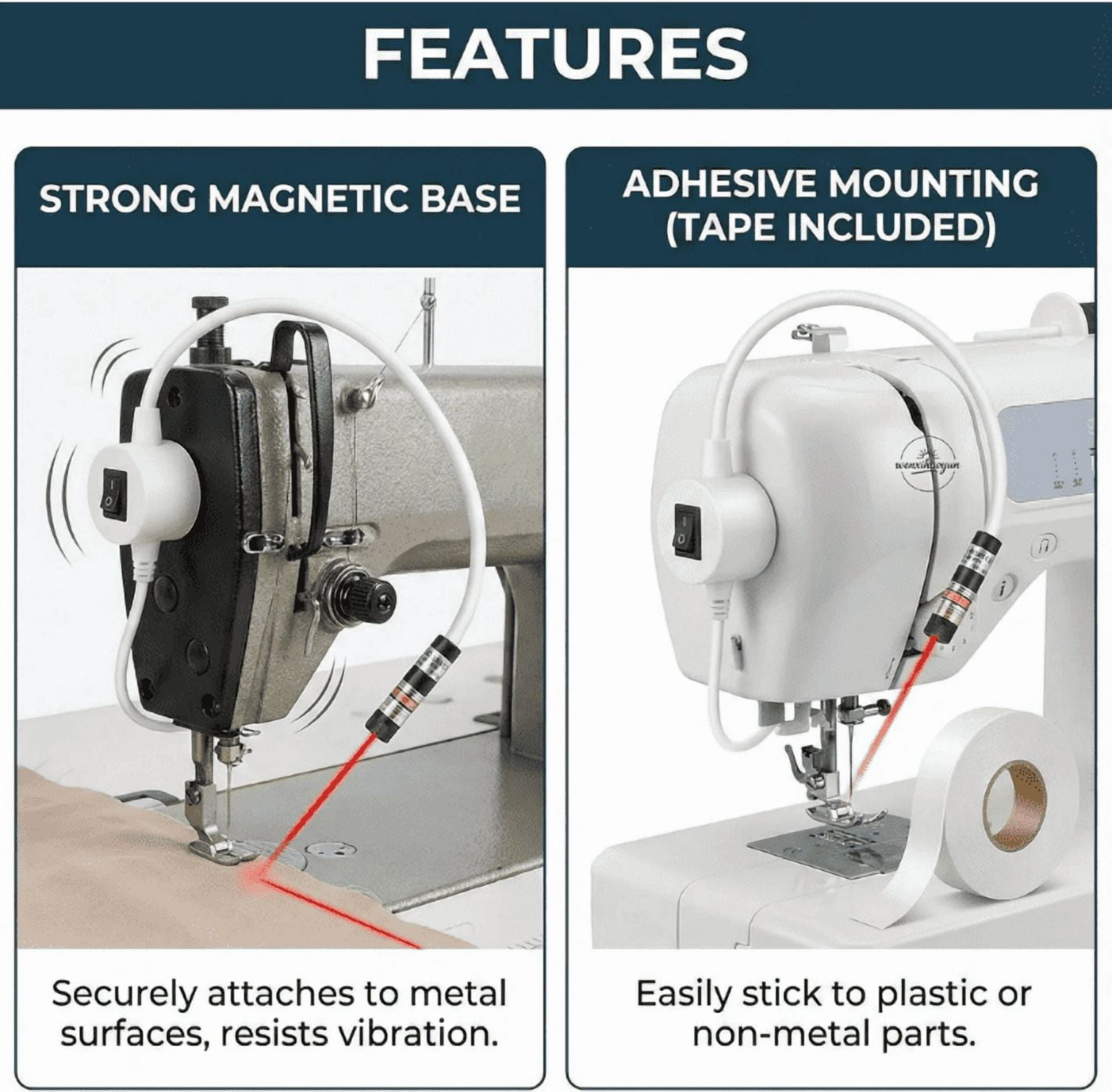 Magnetic Positioning Quilting Light For Sewing Machine, 2026 New Sewing ...