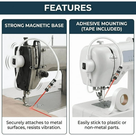 Magnetic Positioning Quilting Light For Sewing Machine, 2026 New Sewing ...