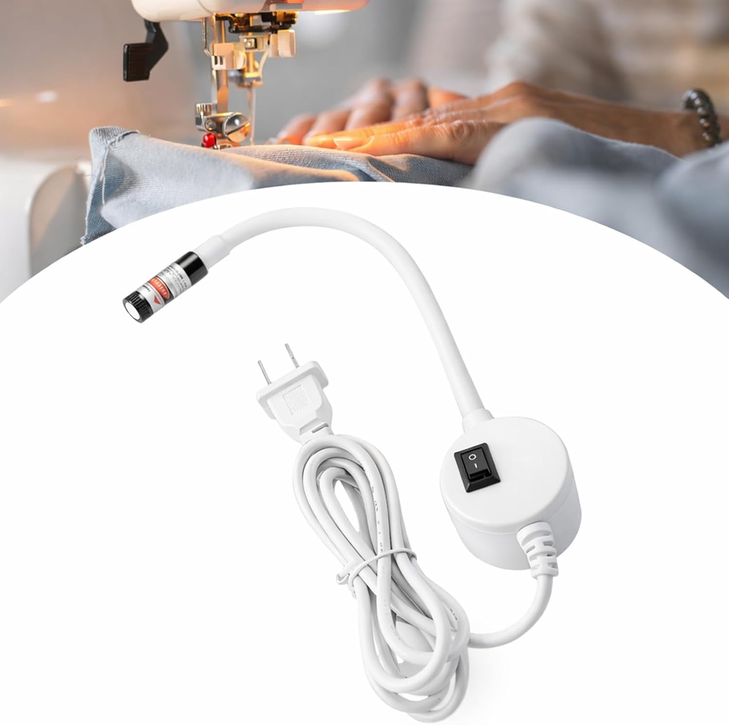 Magnetic Positioning Quilting Light for Sewing Machine — Red Line ...