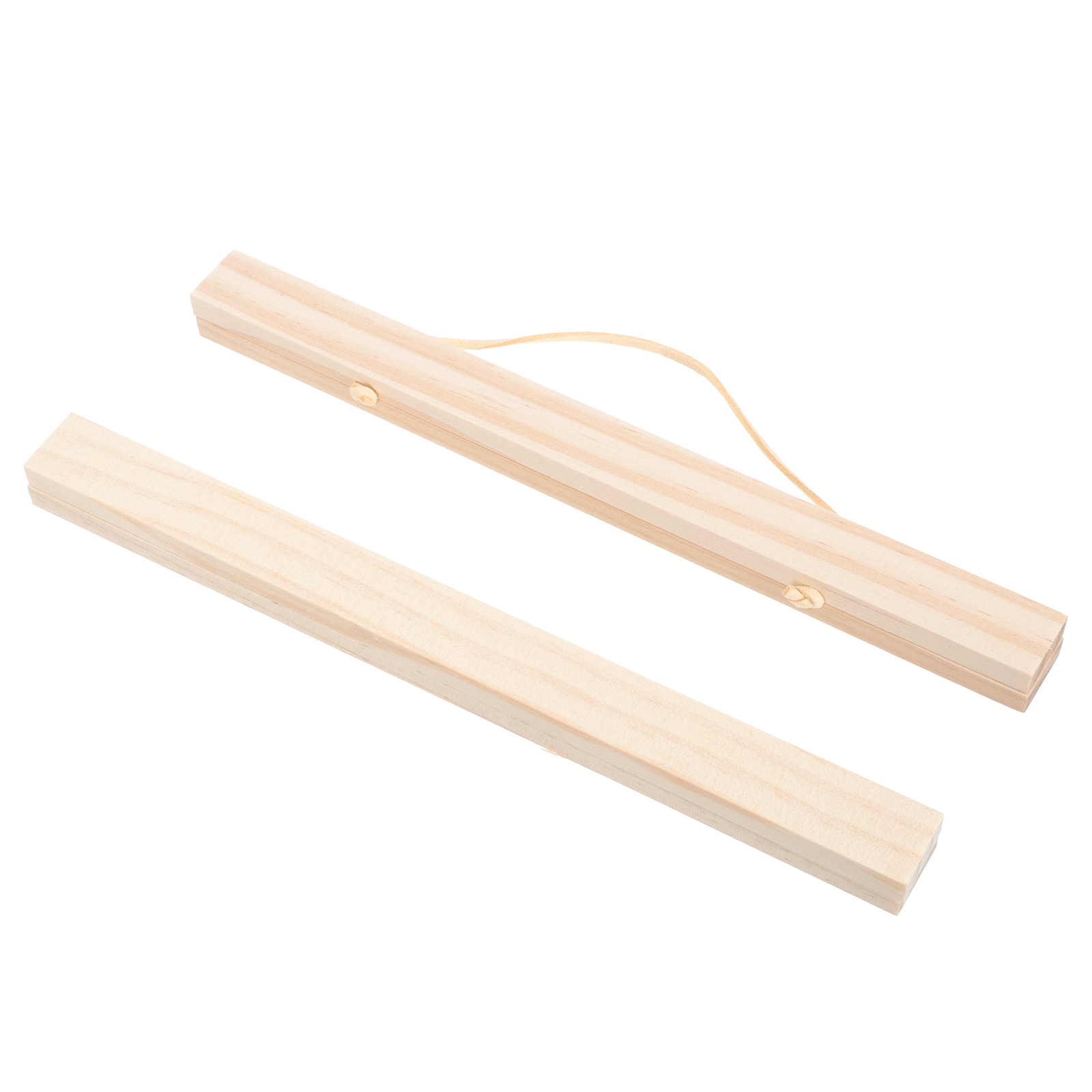 Magnetic Poster Frame Hanger Wood Painting Poster Scroll Hanger Frame ...