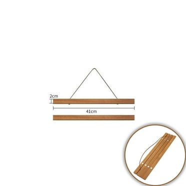 21-50cm Magnetic Poster Hanger Frame Wooden Holder for Pictures Artwork ...