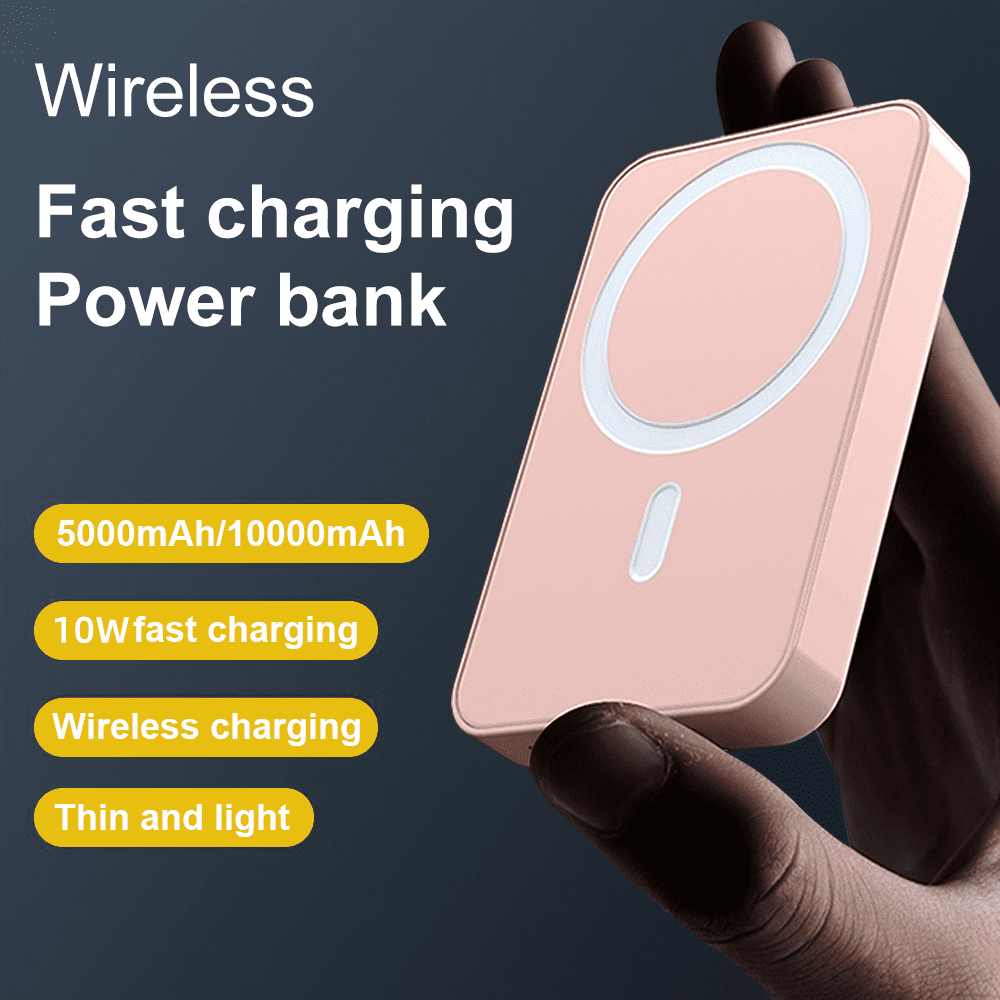 Magnetic Power Battery Pack, Wireless Charging - Portable Magnetic ...