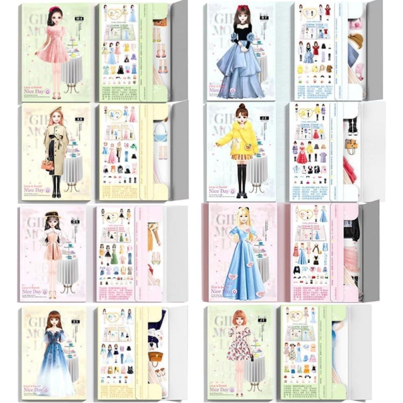 Magnetic Princess Dress Up Paper Doll, 2025 Paper Dolls Magnetic Dress ...