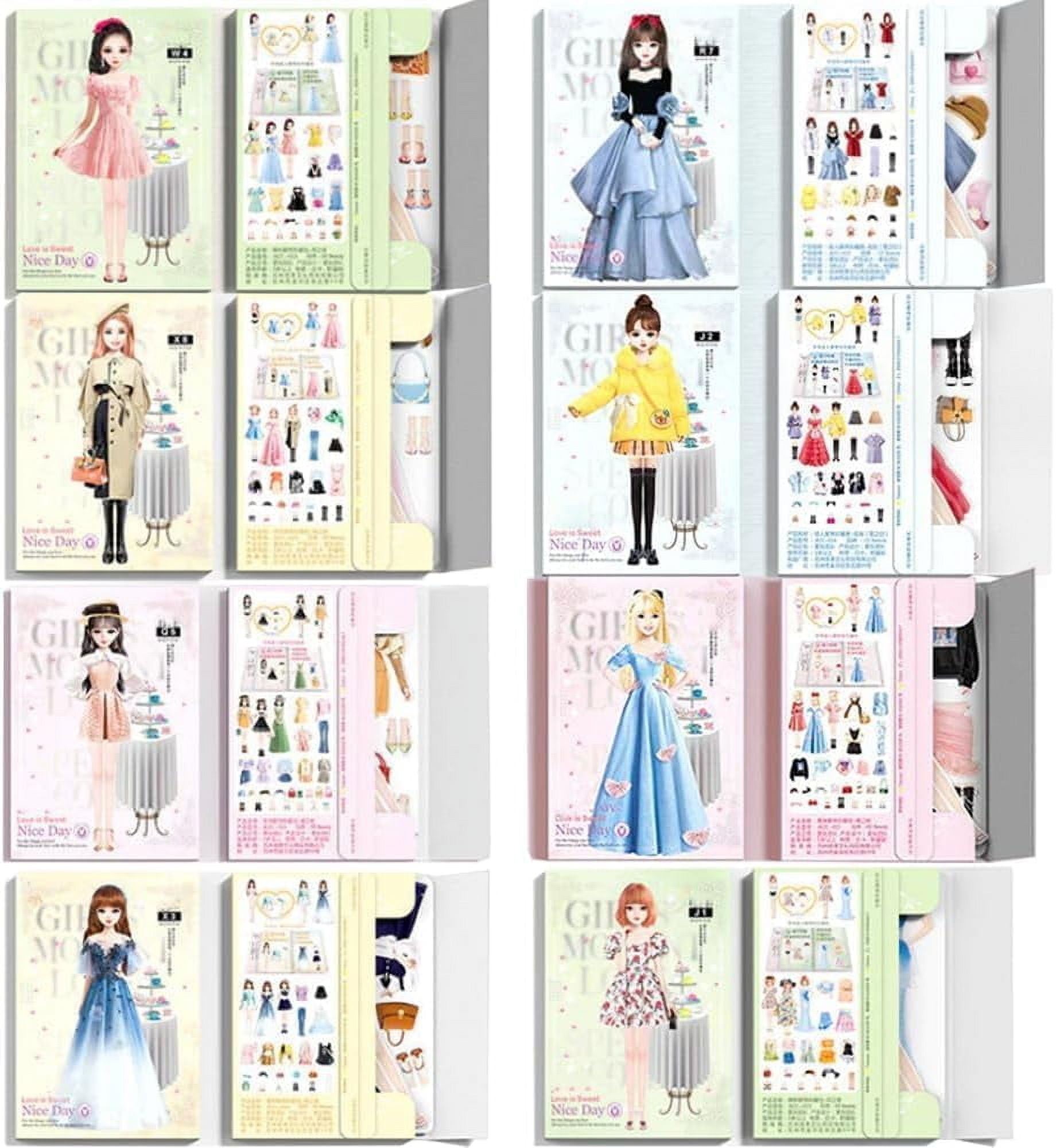 Magnetic Princess Dress Up Paper Doll, 2025 New Paper Dolls Magnetic ...