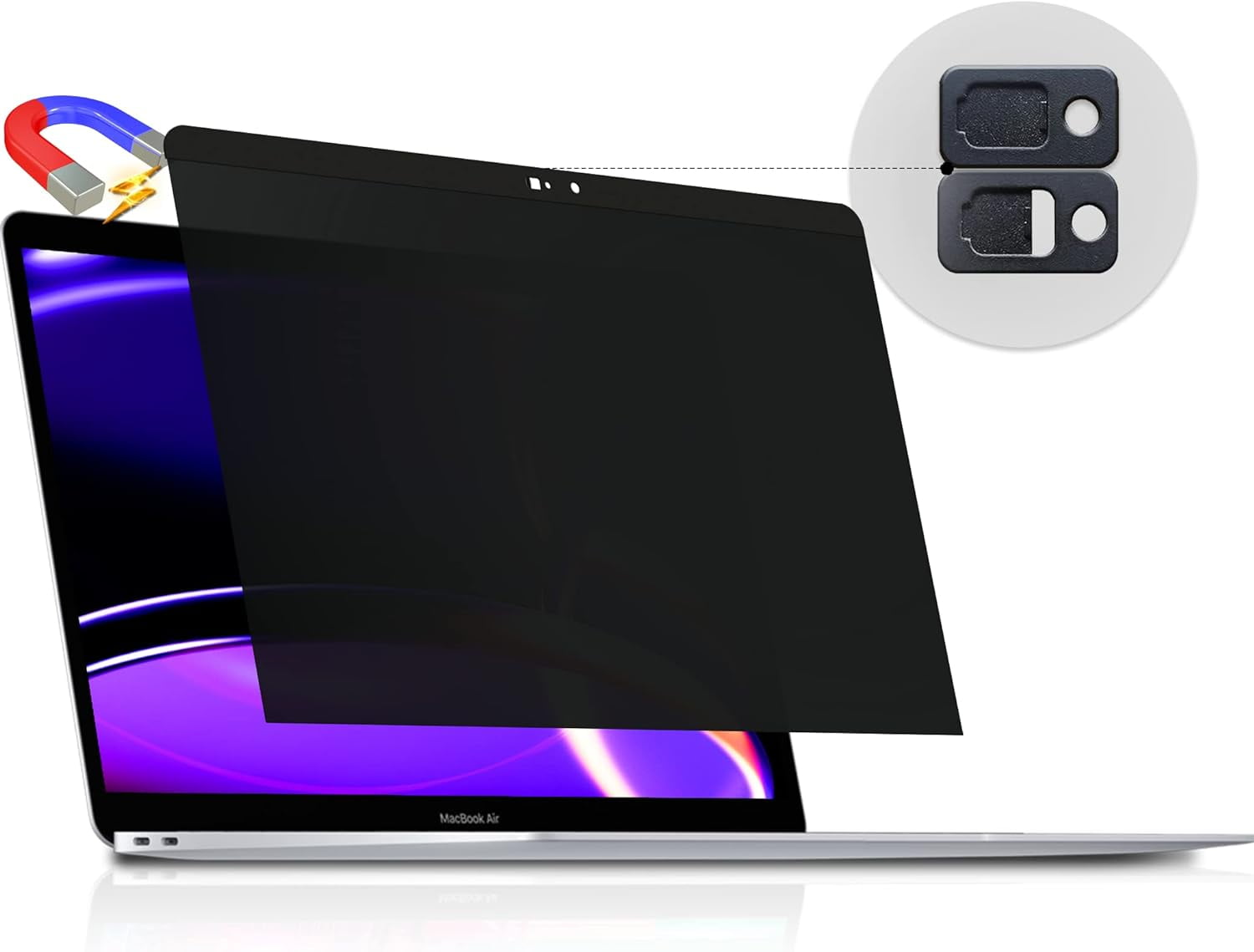 Magnetic Privacy Screen Compatible with MacBook Pro 15 Inch (2016-2019 ...
