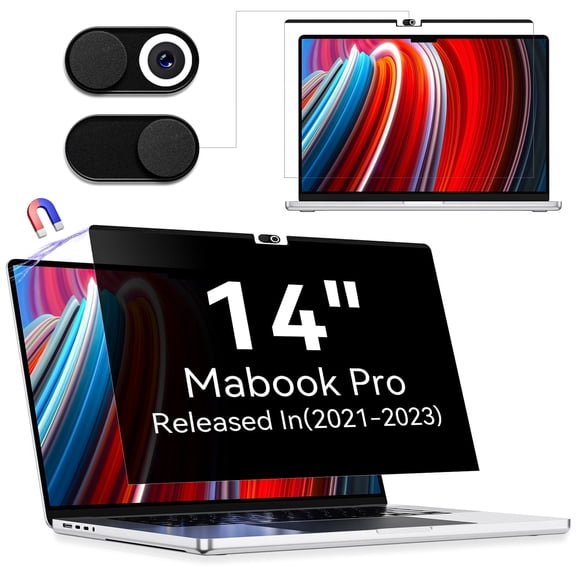 IPROKKO Magnetic Privacy Screen for MacBook Pro 14 Inch (2021-2024, M1 ...