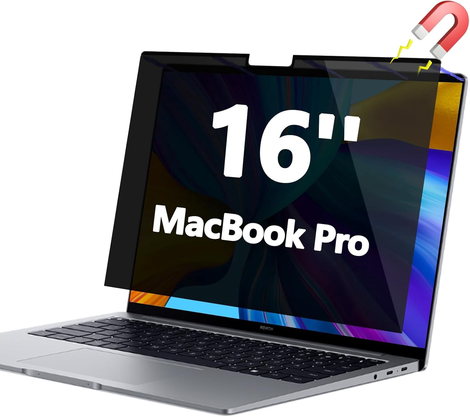 Magnetic Privacy Screen Protector for MacBook Pro 16 inch (2021-2024 ...