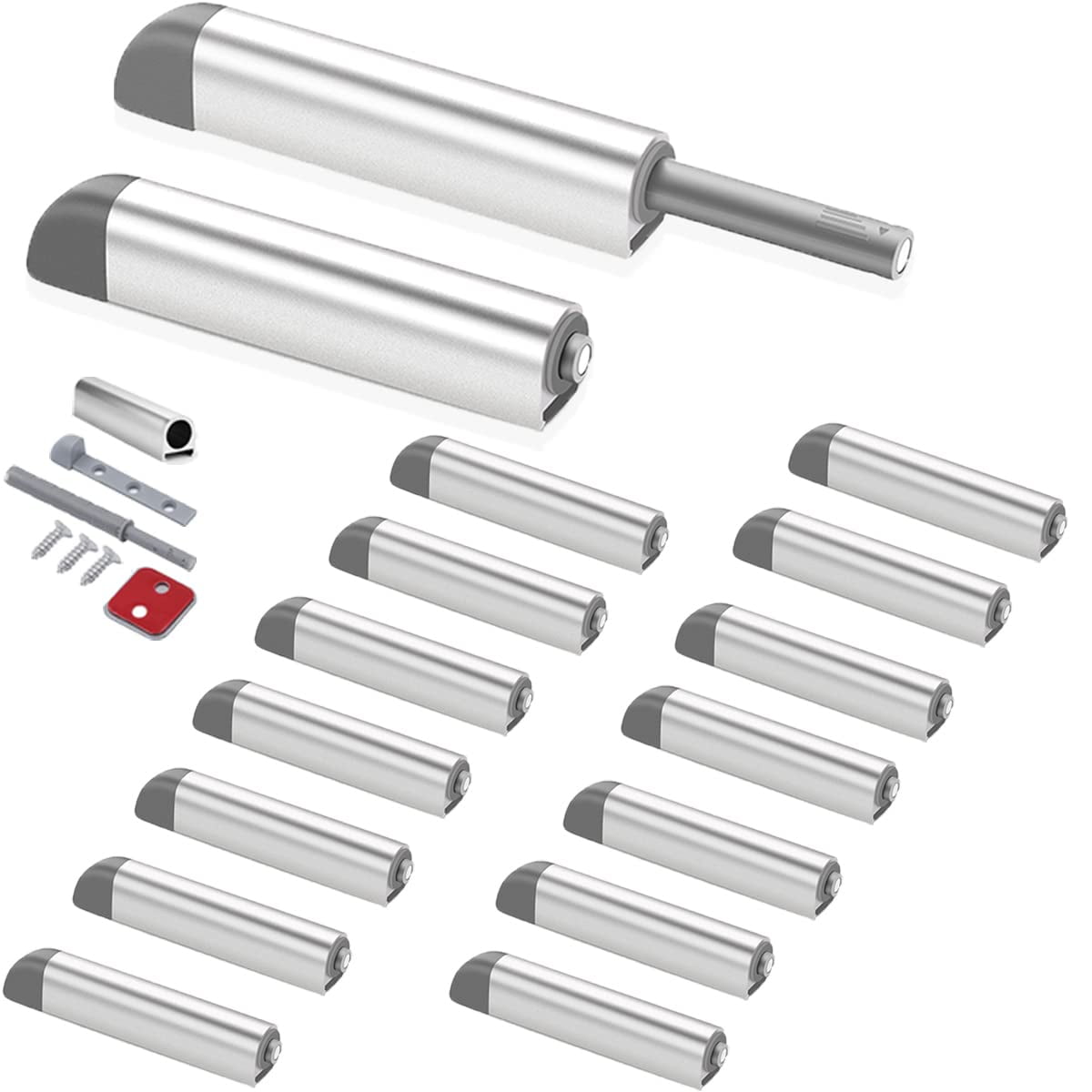 Magnetic Push Latches CBRIVE 16Pack Push to Open Cabinet Hardware Door ...