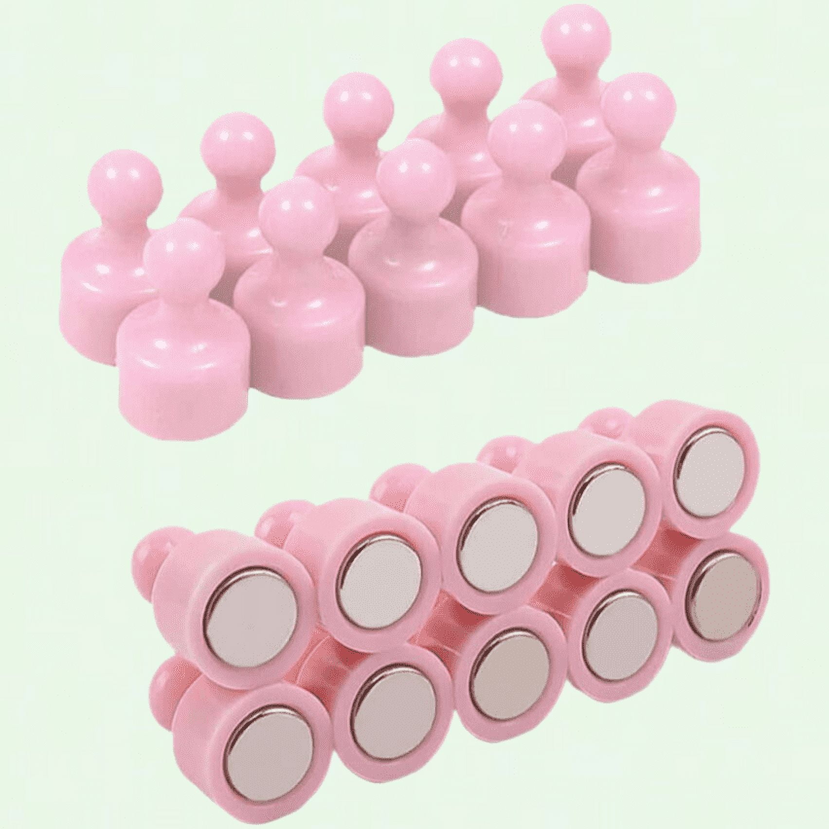 Magnetic Push Pins Set of 36, Mini Size, Strong Fridge Magnets for Home ...