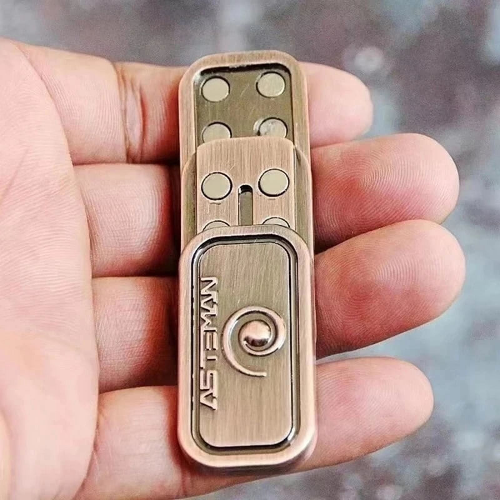 Magnetic Push Slider 3-Stage Strong Strength Metal EDC Hand Spinner ...