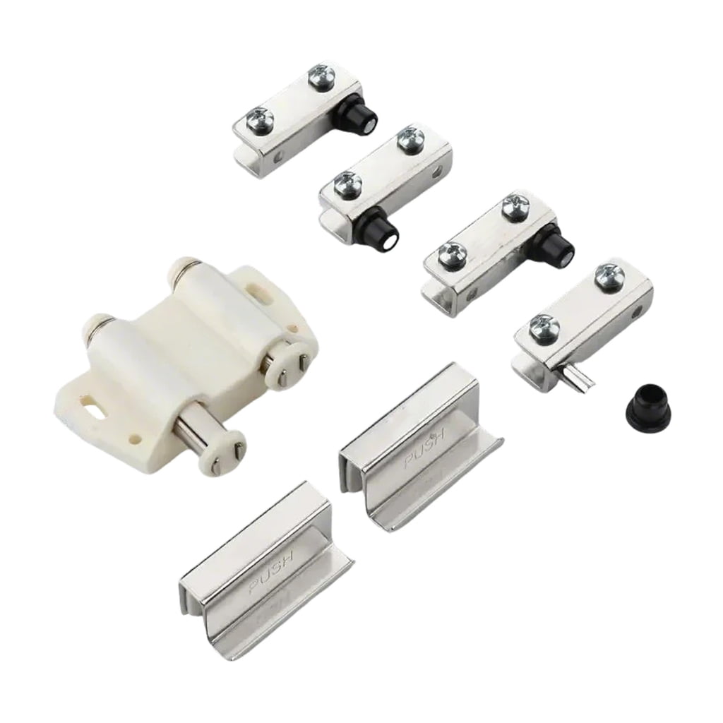 Magnetic Push To Open Touch Latches Glass Door Hinge Clamp Double Head ...