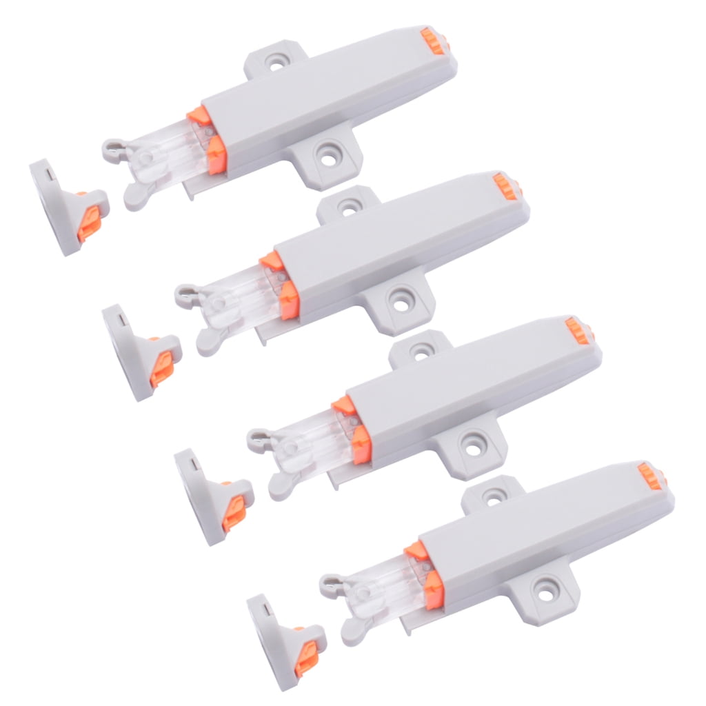 Magnetic Push to Open Cabinet Latches 4Pieces Strong Push Out Designs ...