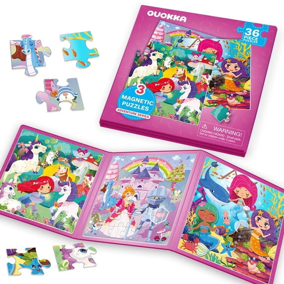 Quokka Magnetic Puzzles for Toddlers 3-5 - 36 Pieces Travel Puzzles for ...