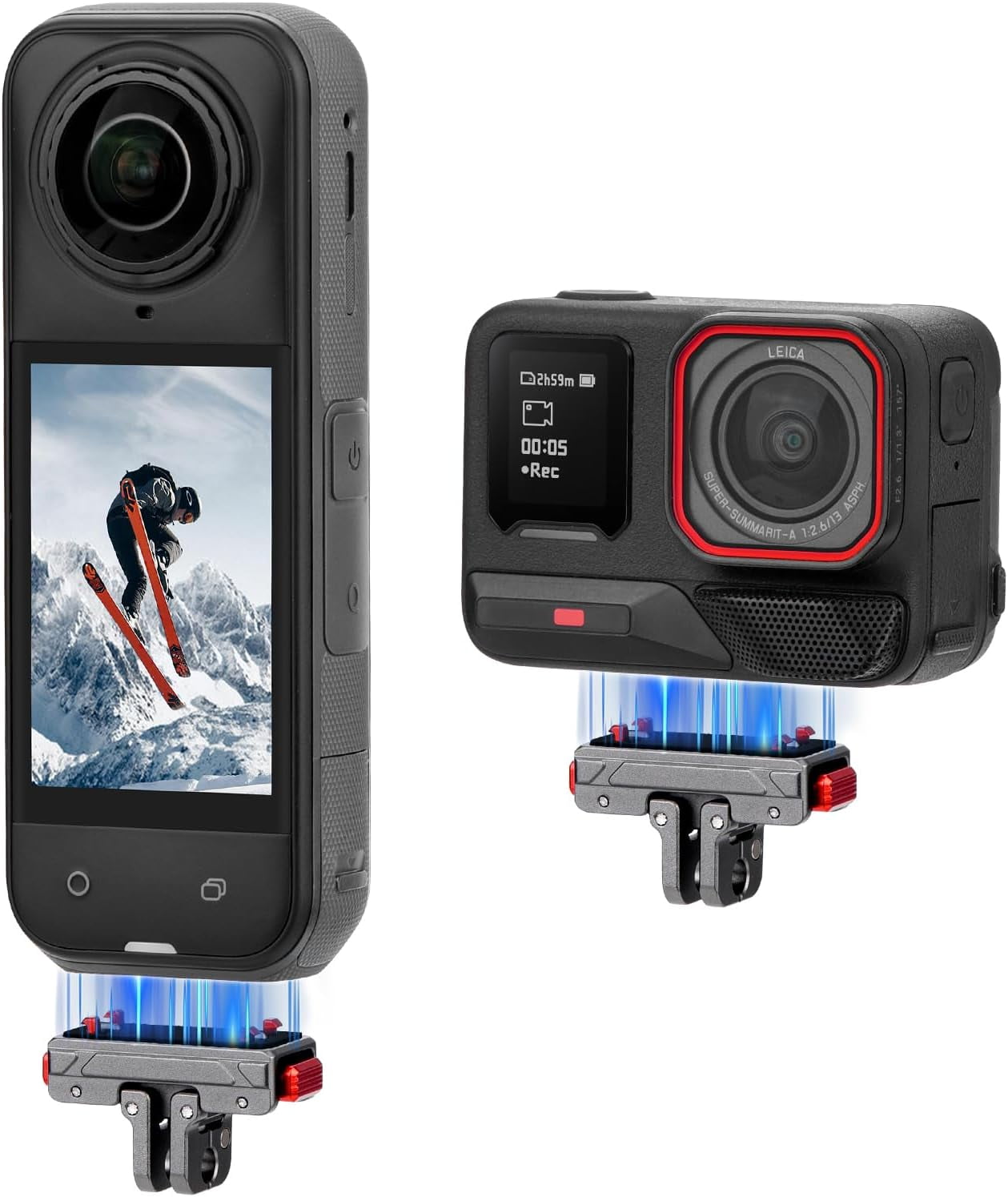 Magnetic Quick Release Base for Insta360 X5/X4 Air/X4/Ace Pro 2/Ace Pro ...