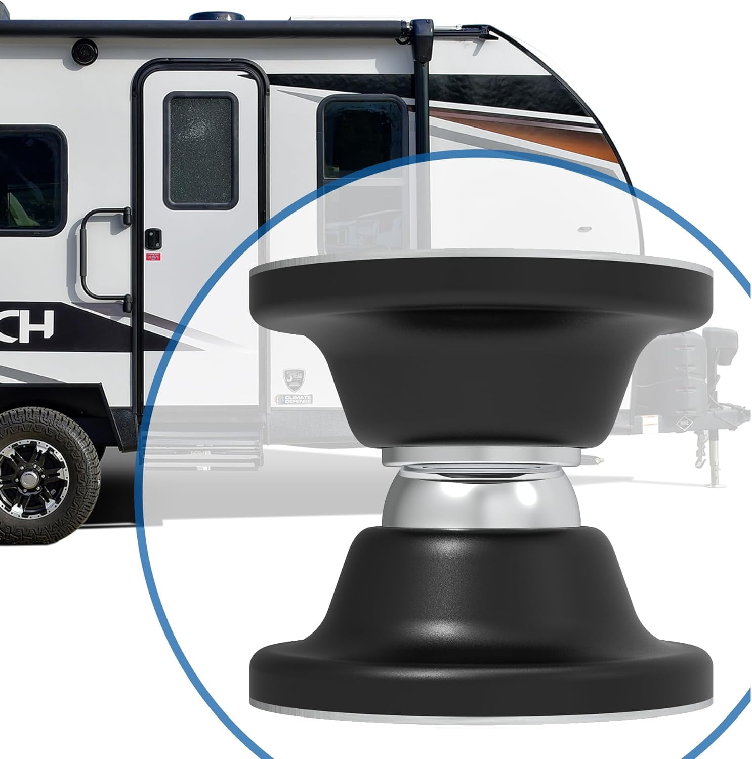 Magnetic RV Door Holder - Black Surface, Convenient Solution for ...