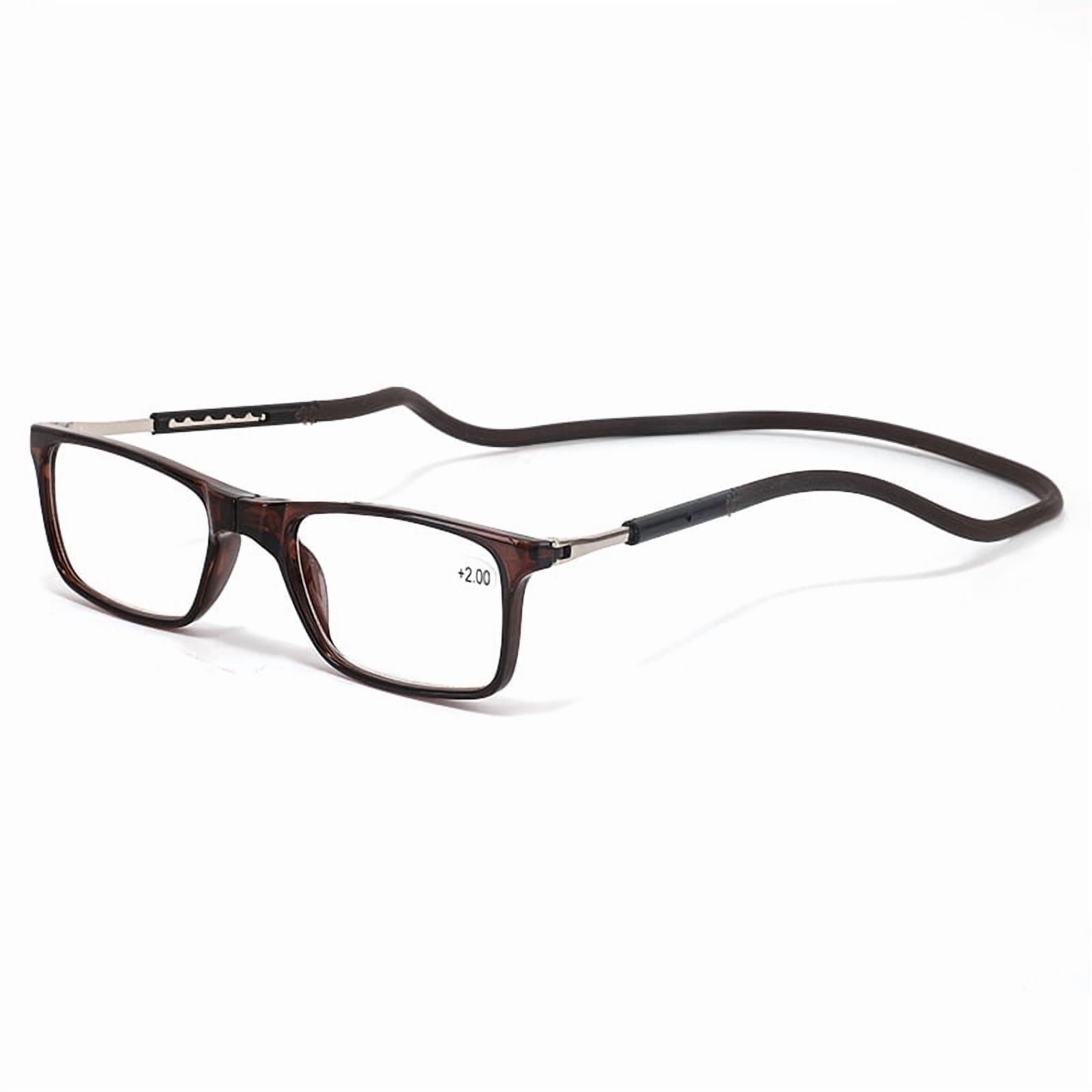Magnetic Reading Glasses Men Women Front Connect Adjustable Temples ...