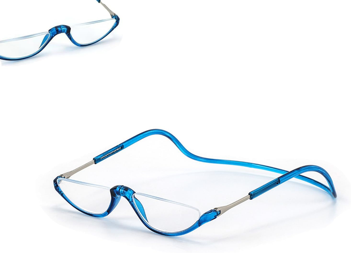 Magnetic Reading Glasses for Men & Women - Adjustable Temple Computer ...