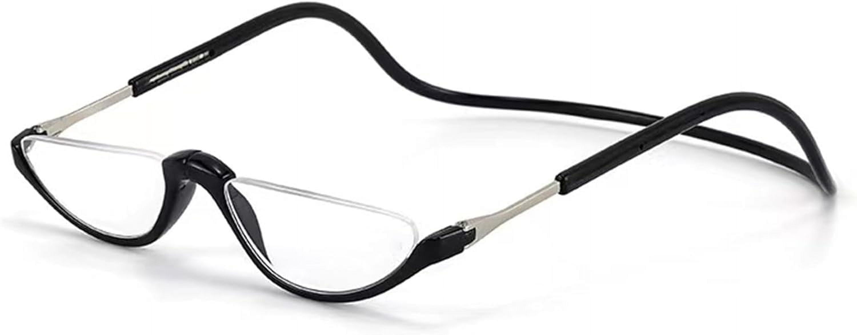 Magnetic Reading Glasses for Men & Women - Adjustable Temple Computer ...