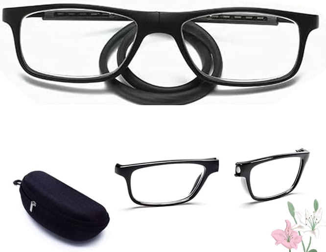 Magnetic Reading Glasses for Men or Women, Computer Readers,Adjustable ...