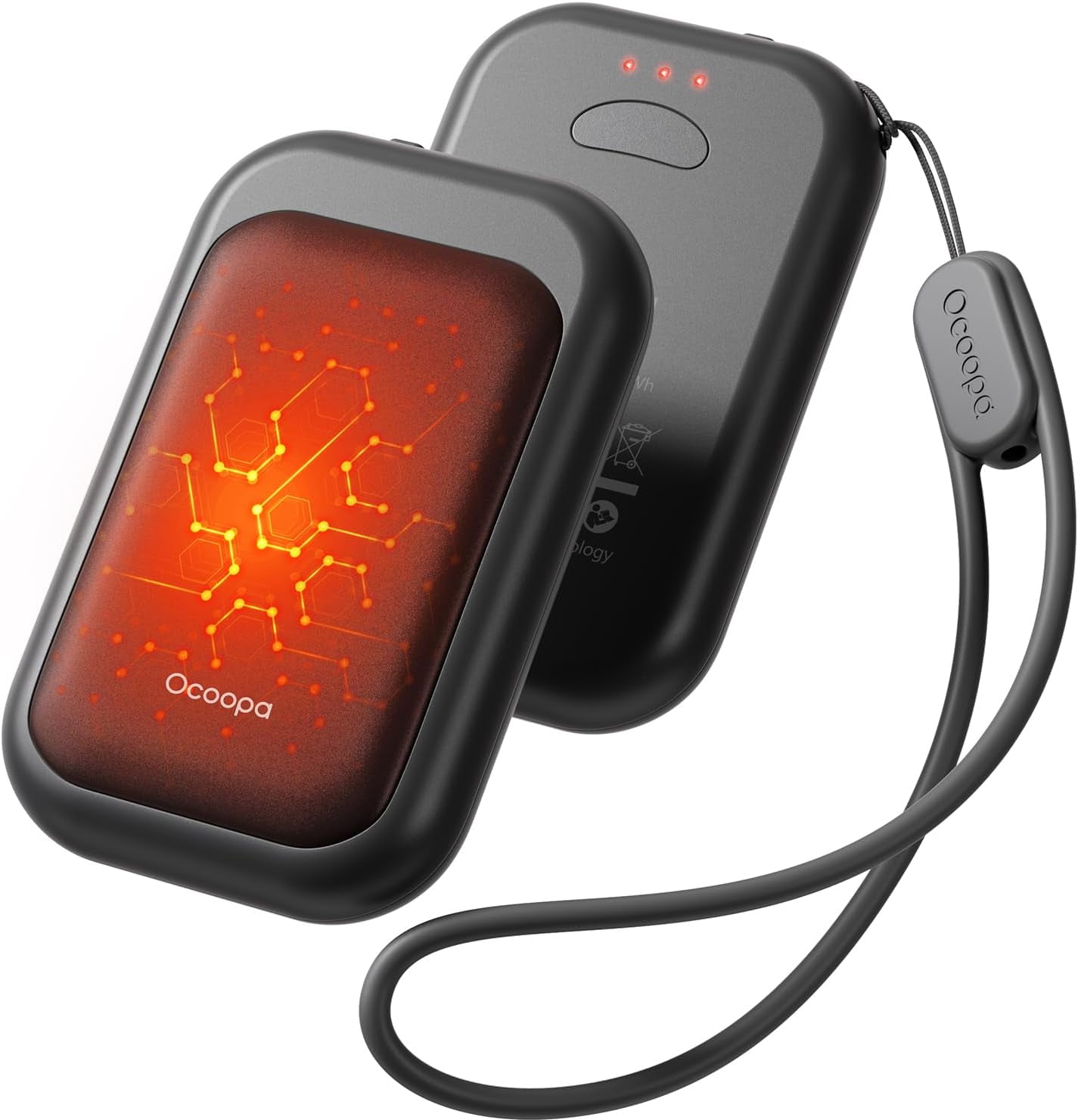 Magnetic Rechargeable Hand Warmers 2 Pack, Card-Style Electric AI ...