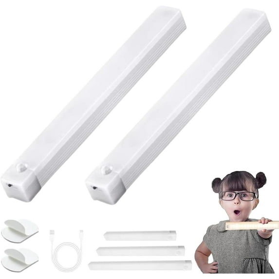 Magnetic Rechargeable LED Motion Sensor Lights – 3 Color Temperature ...
