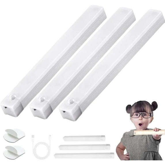 Magnetic Rechargeable LED Motion Sensor Lights – 3 Color Temperature ...