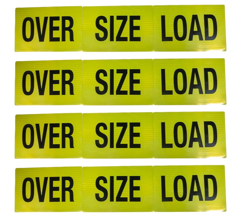 Magnetic Reflective Oversize Load Signs for Trucks - Professional Wide ...