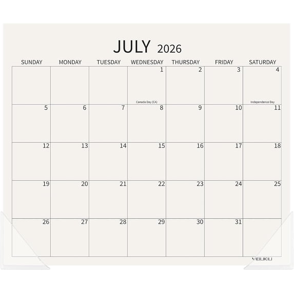 Magnetic Refrigerator Calendar 2026-2027, Monthly Magnet Fridge ...