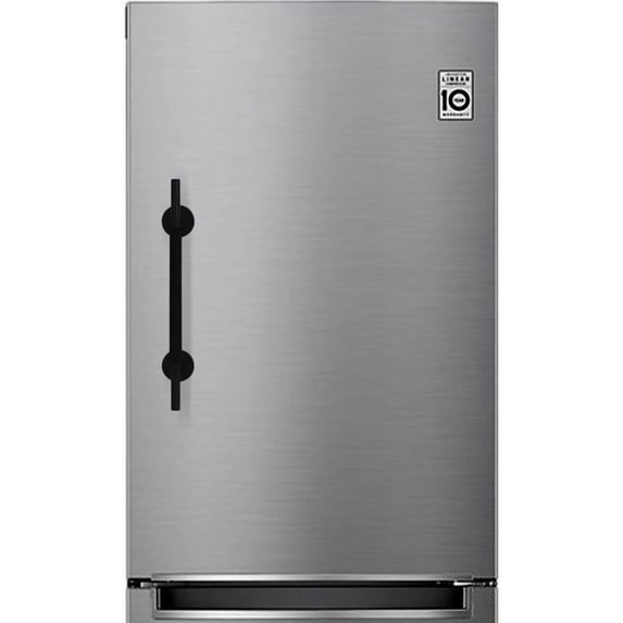 Black Magnetic Refrigerator Door Handle Cover, Fingerprint Proof Pull ...