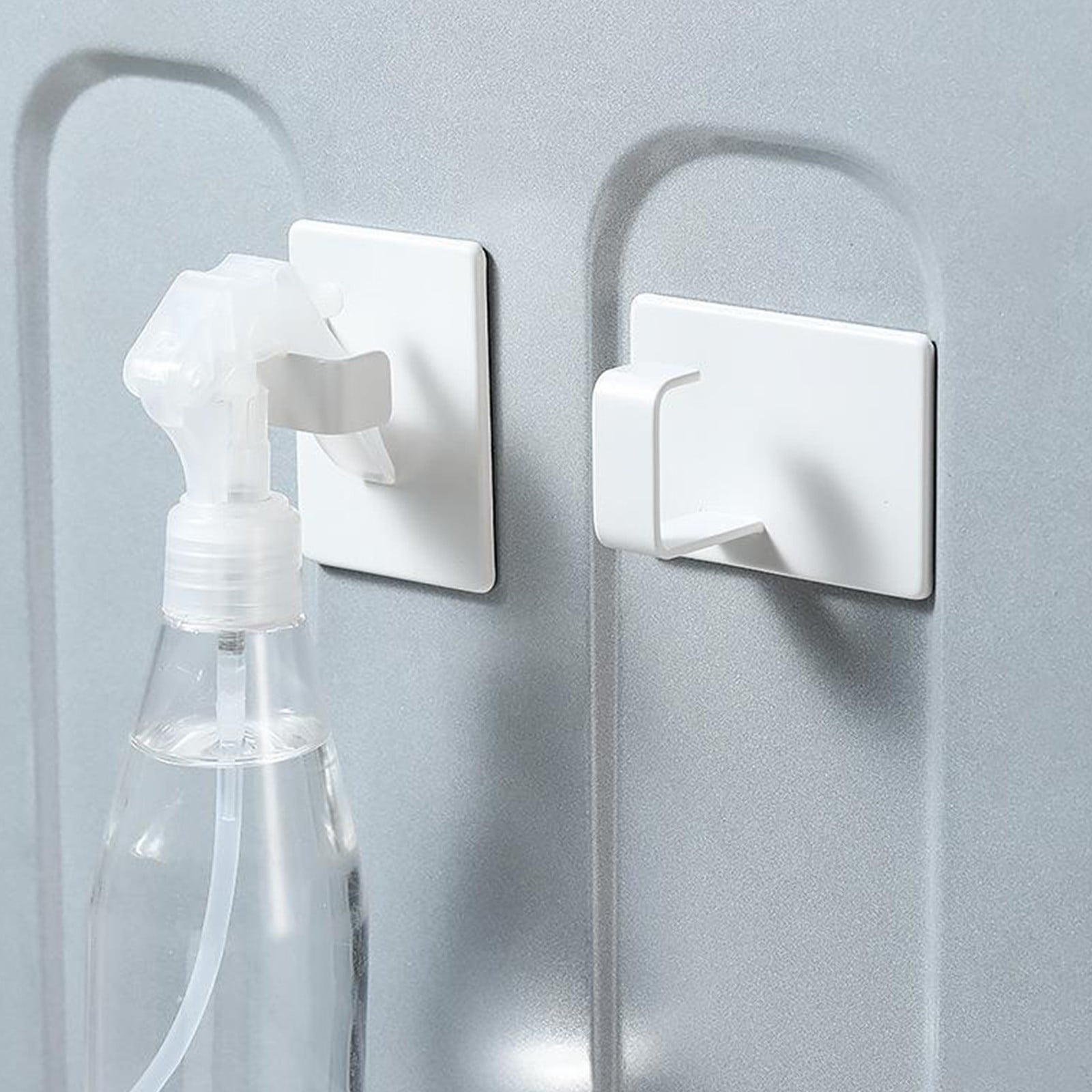 Magnetic Refrigerator Hooks,White Adhesive Towel Storage,Sturdy Side ...