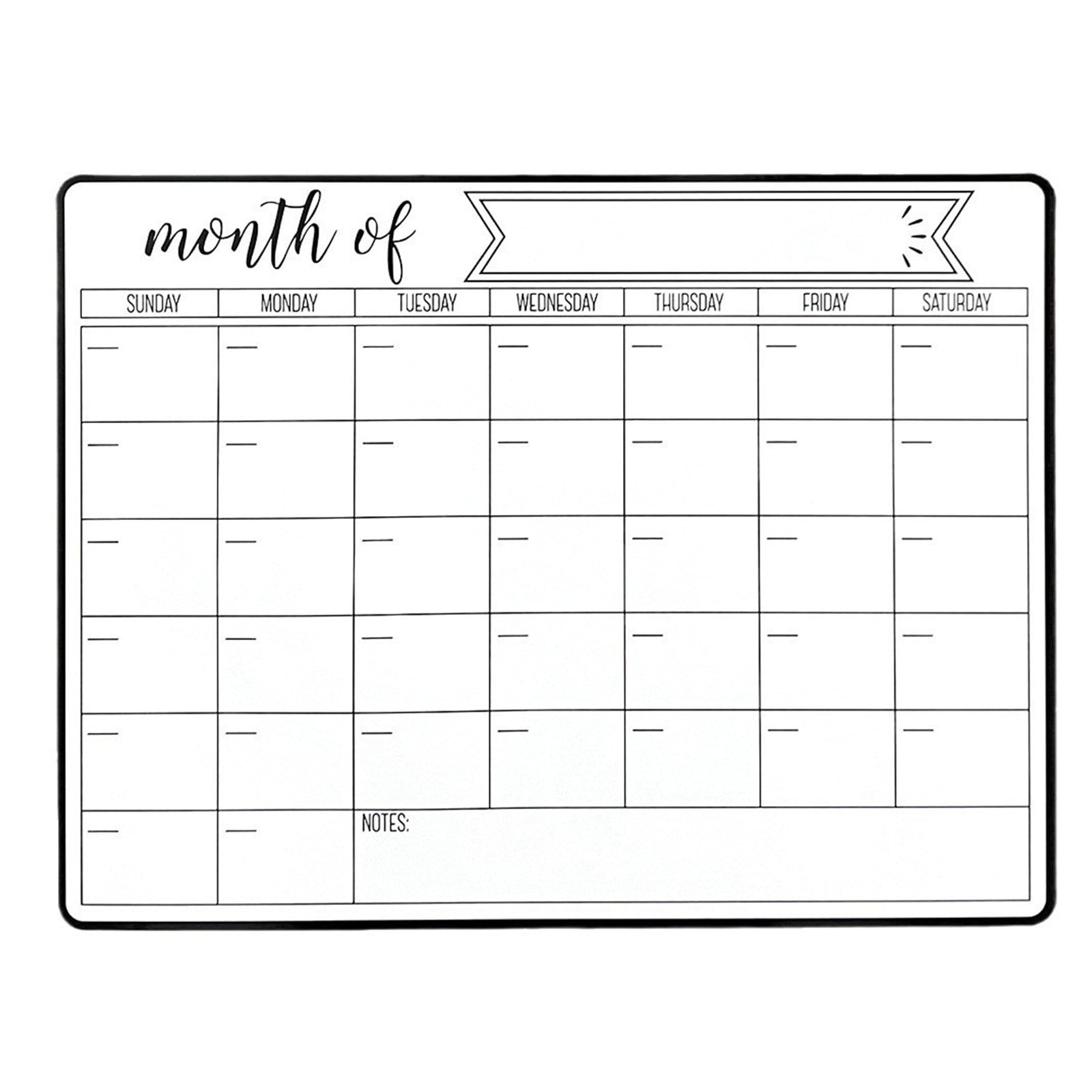 Magnetic Refrigerator Memo Board With Erasable Writing Surfaces ...