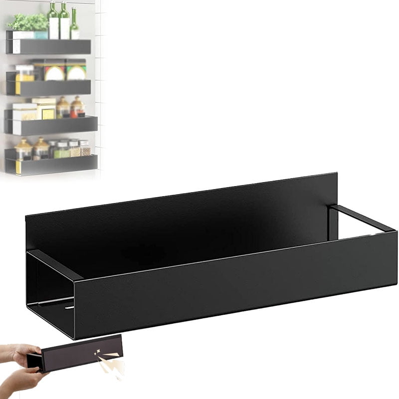 Magnetic Refrigerator Shelf, Spice Rack Organizer for Fridge, Magnet ...