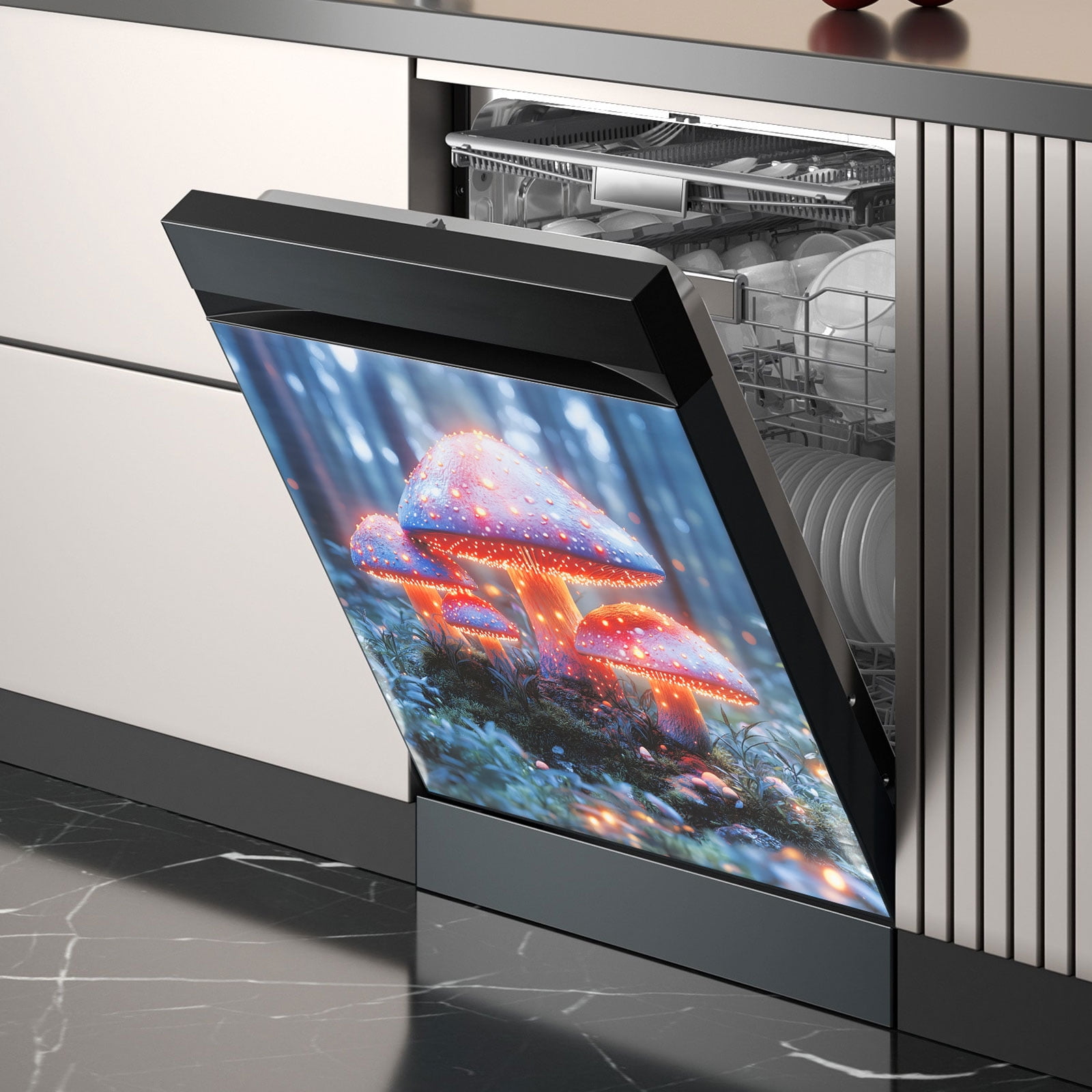 Magnetic Refrigerator Sticker Easy to Clean and Install Dishwasher ...