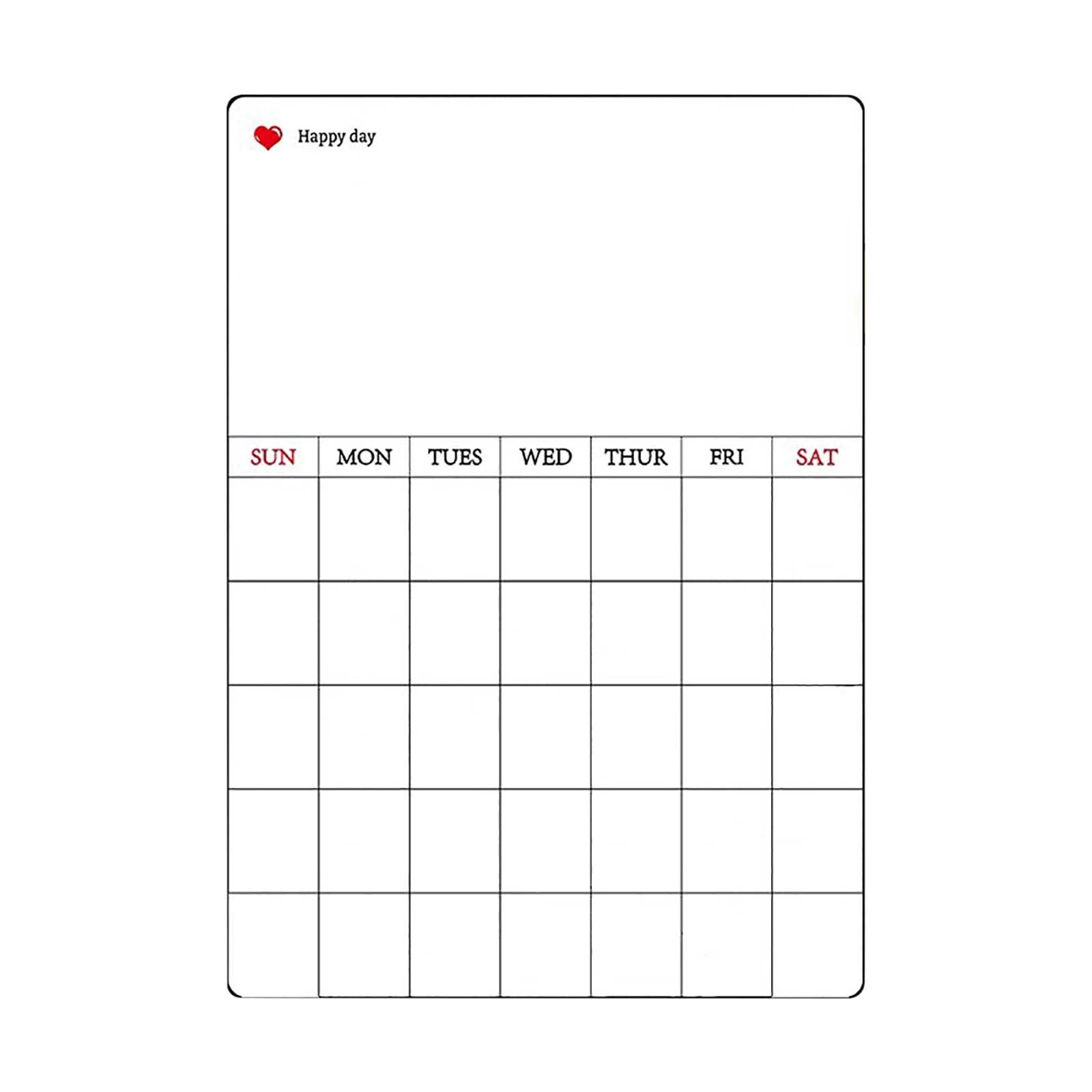 Magnetic Refrigerator Sticker Message Board - Reusable Dry Erase ...