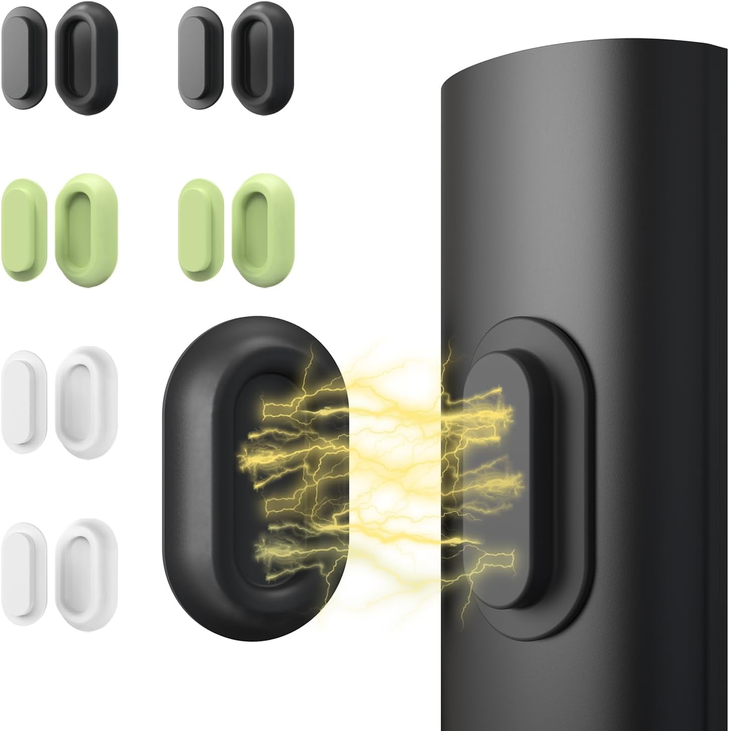 Magnetic Remote Control Holder Self-Adhesive Wall Mount, 6 Pack ...