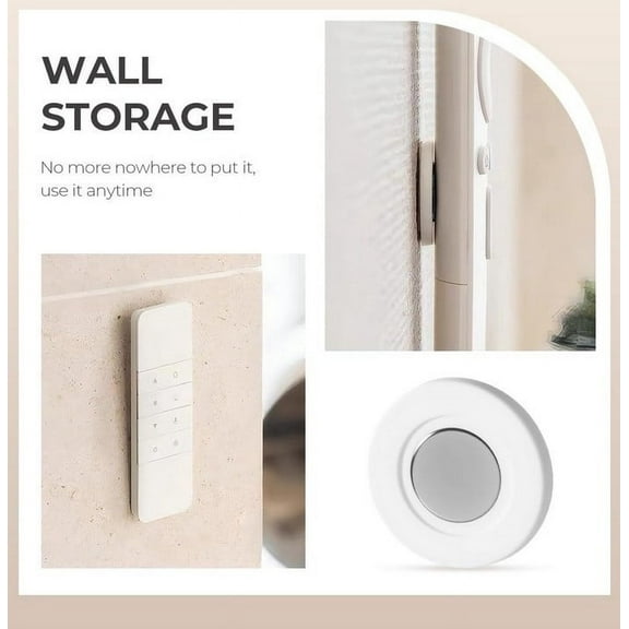 6 Pcs Magnetic Remote Control Holders, Kvago Self-Adhesive Silicone ...