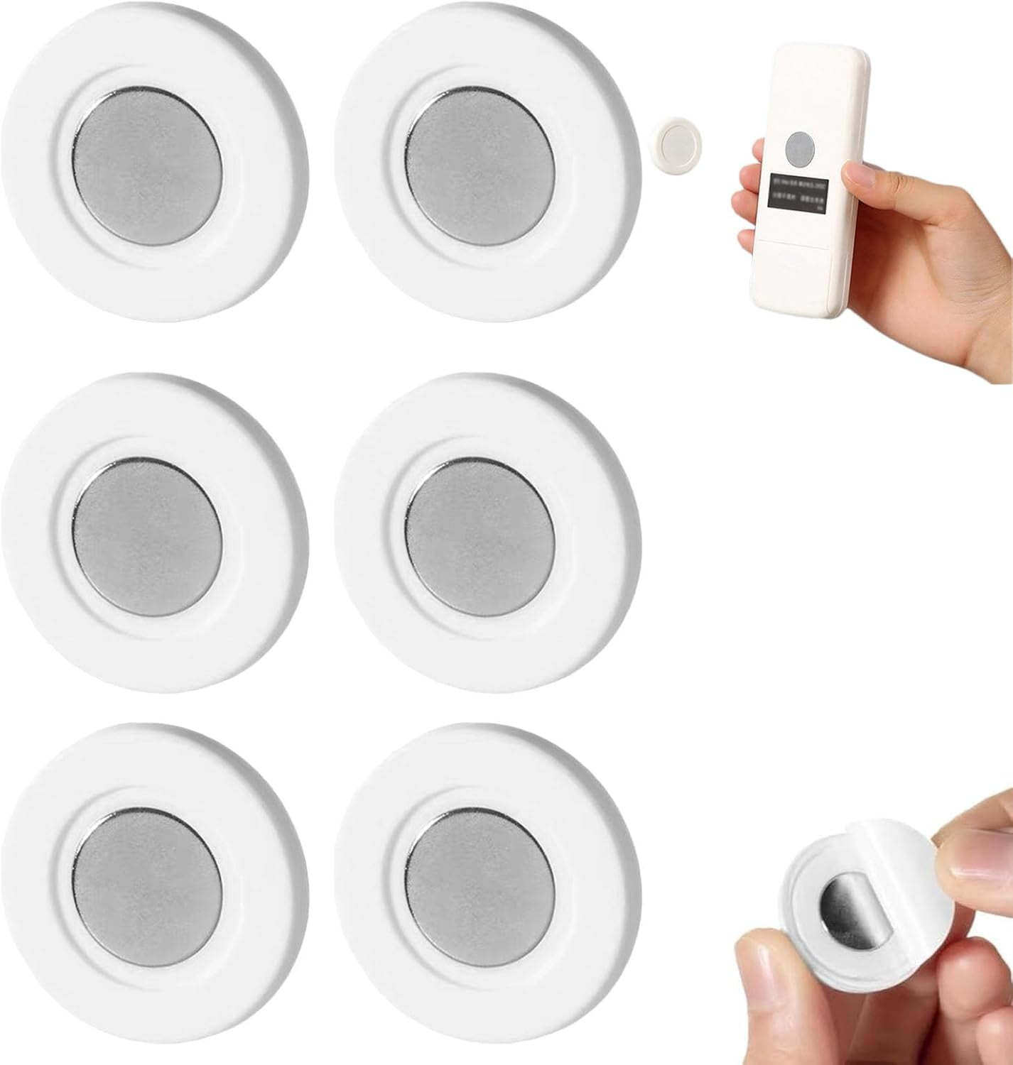 Magnetic Remote Control Holder Wall Mount, TV RemoteHolder, Remote ...