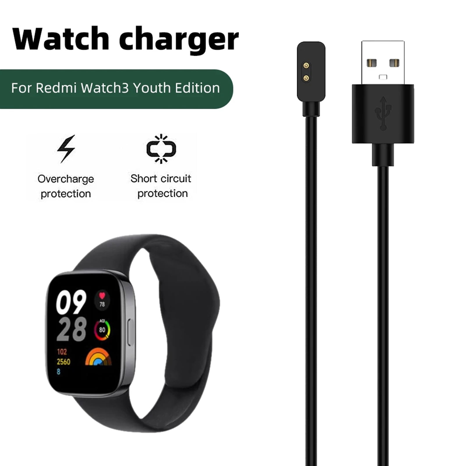 Magnetic Replacement Charger Cord Multiple Protection Fast Charging ...