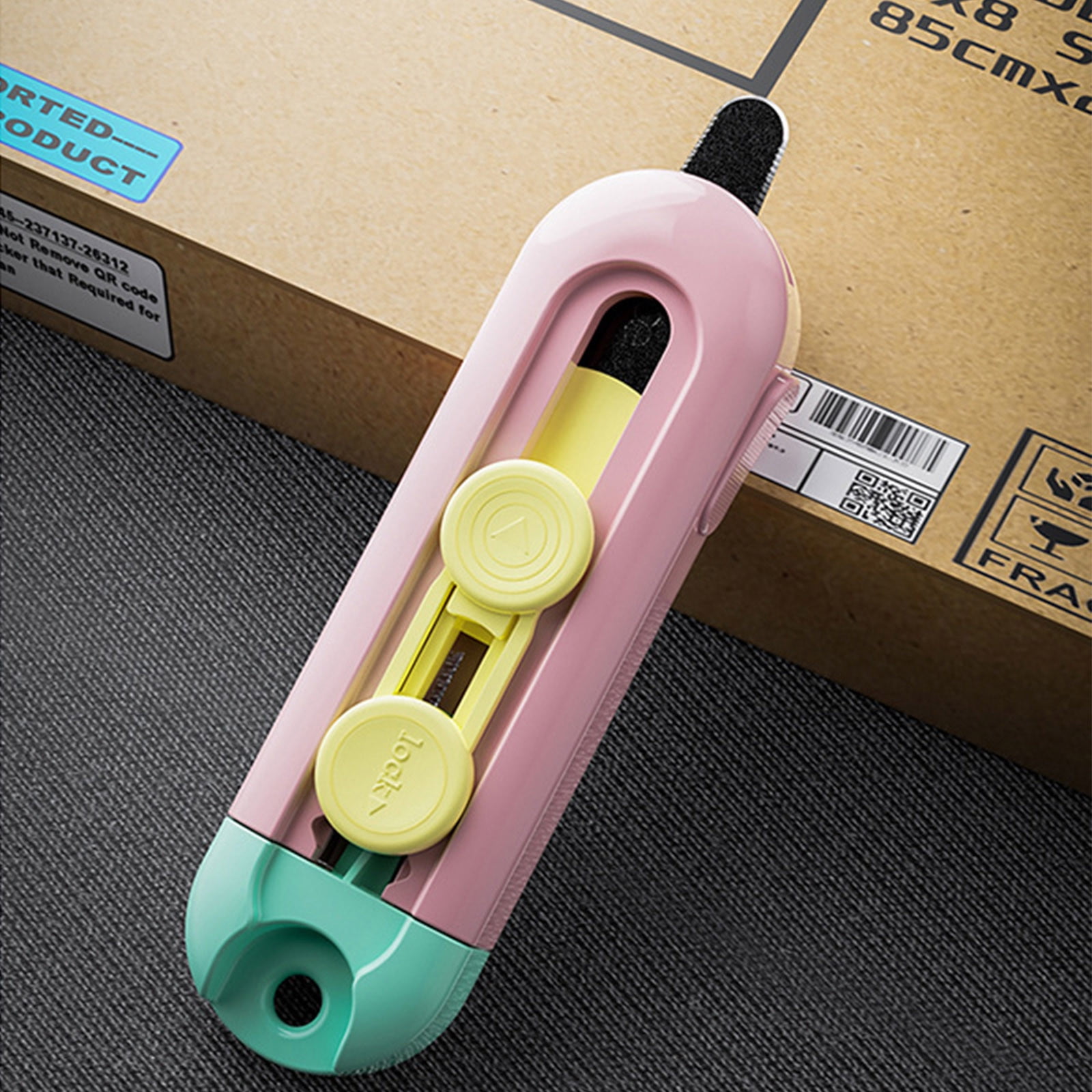 Magnetic Retractable Box Cutter with Locking Safety Feature - Mini ...