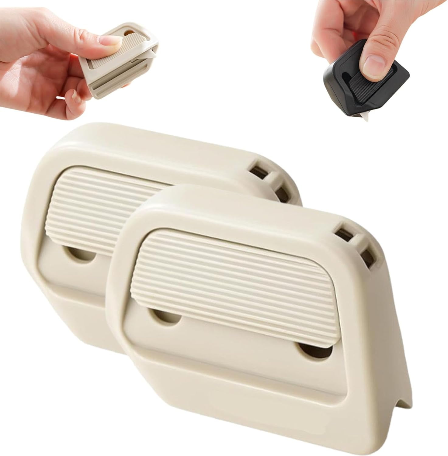 Magnetic Retractable Box Cutter - Safety Lock Utility Knife with Built ...