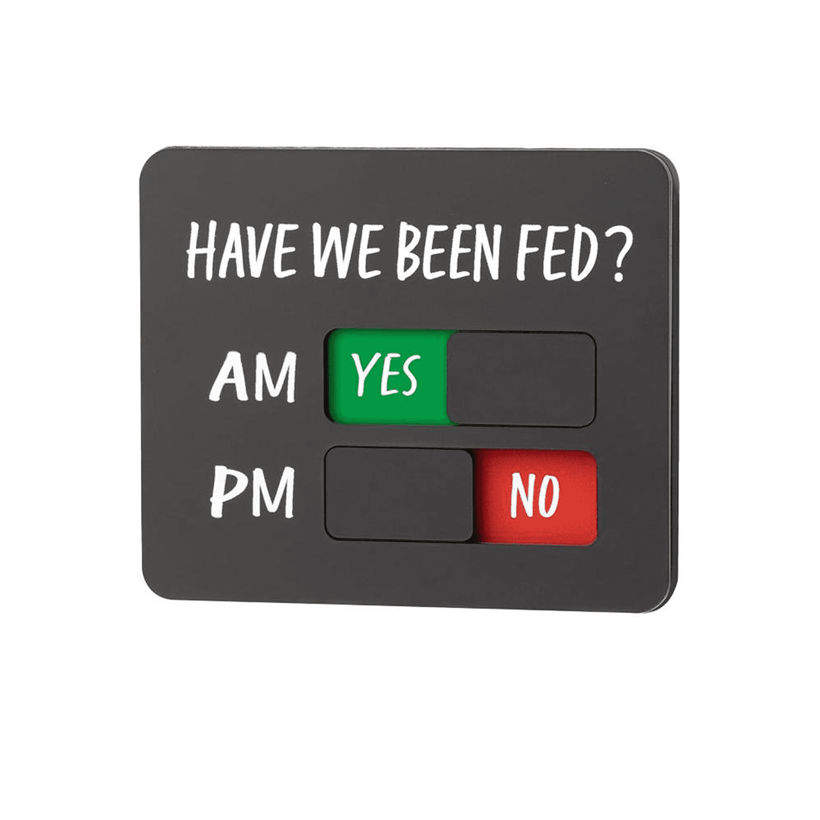 Magnetic & Reusable Pet Feeding Reminder Board - AM/PM Daily Meal ...