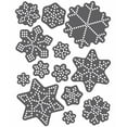 Magnetic Rhinestone Template Set - SNOWFLAKES 1" to 4" - Walmart.com