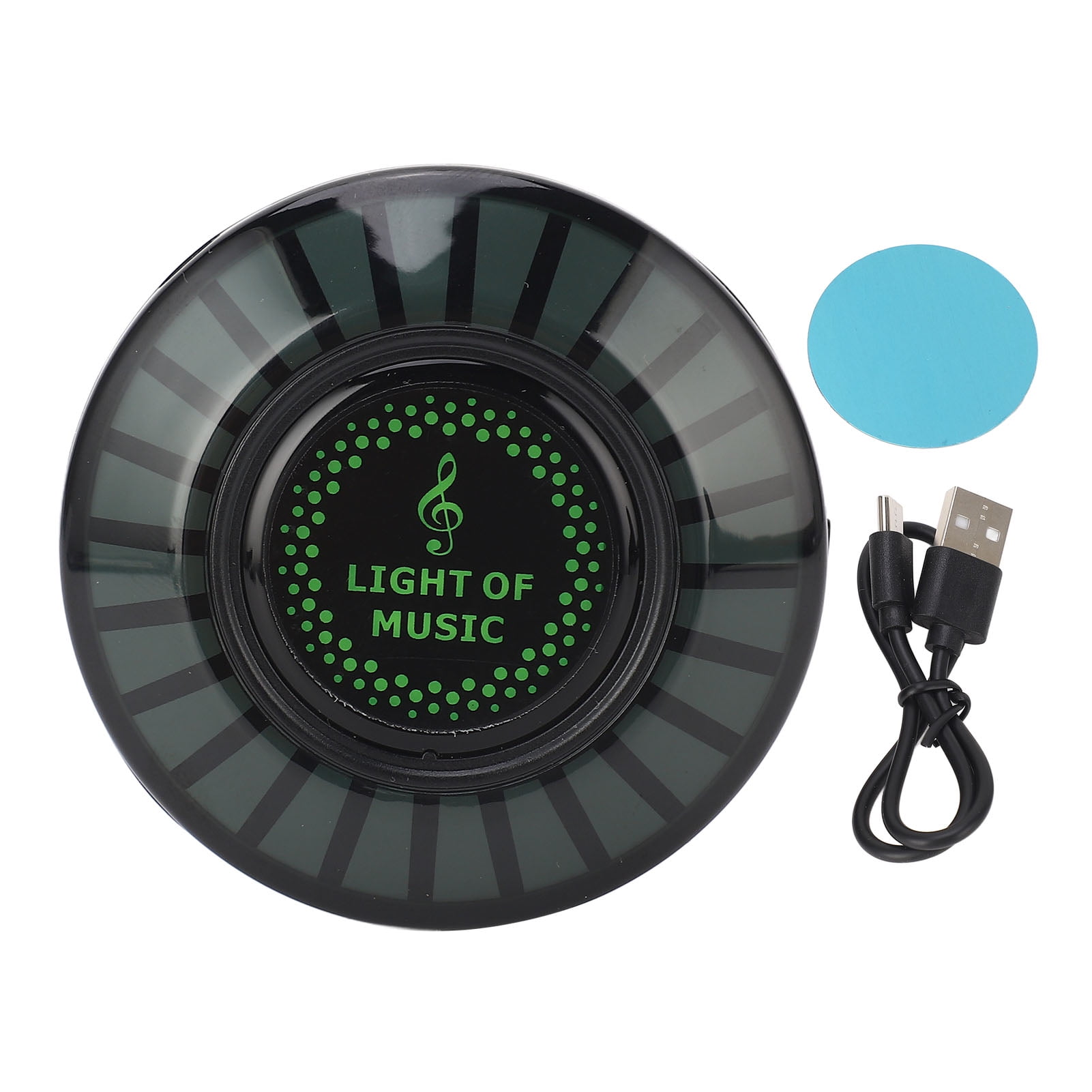 Magnetic Rhythm Car Voice Light ABS 61g 3W Type C Charge RGB Control ...