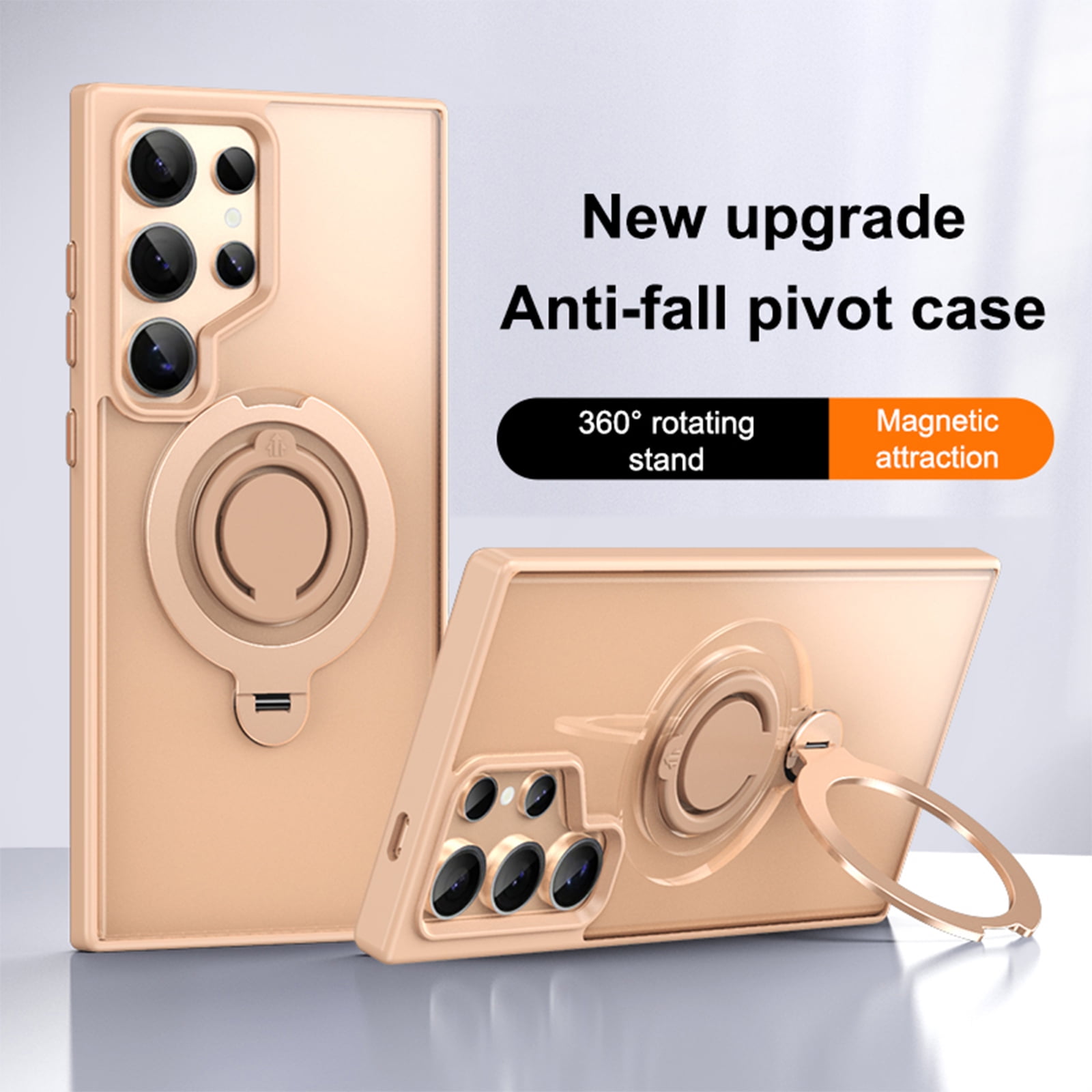 Magnetic Ring Stand for Samsung Galaxy S23 Ultra Case, Silicone Finger ...