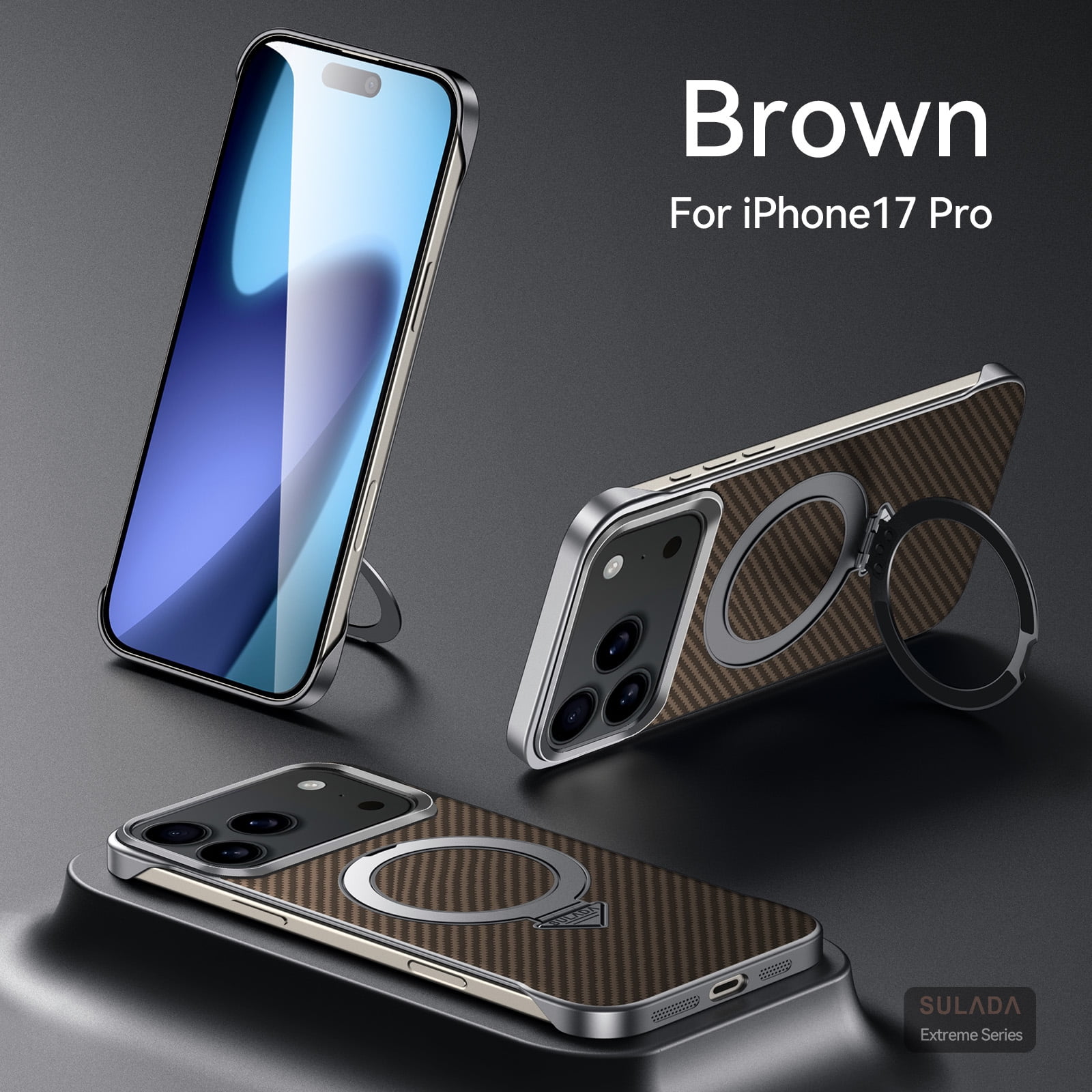 Magnetic Ring Stand for iPhone 17 Pro Case [Compatible with Mag-Safe ...