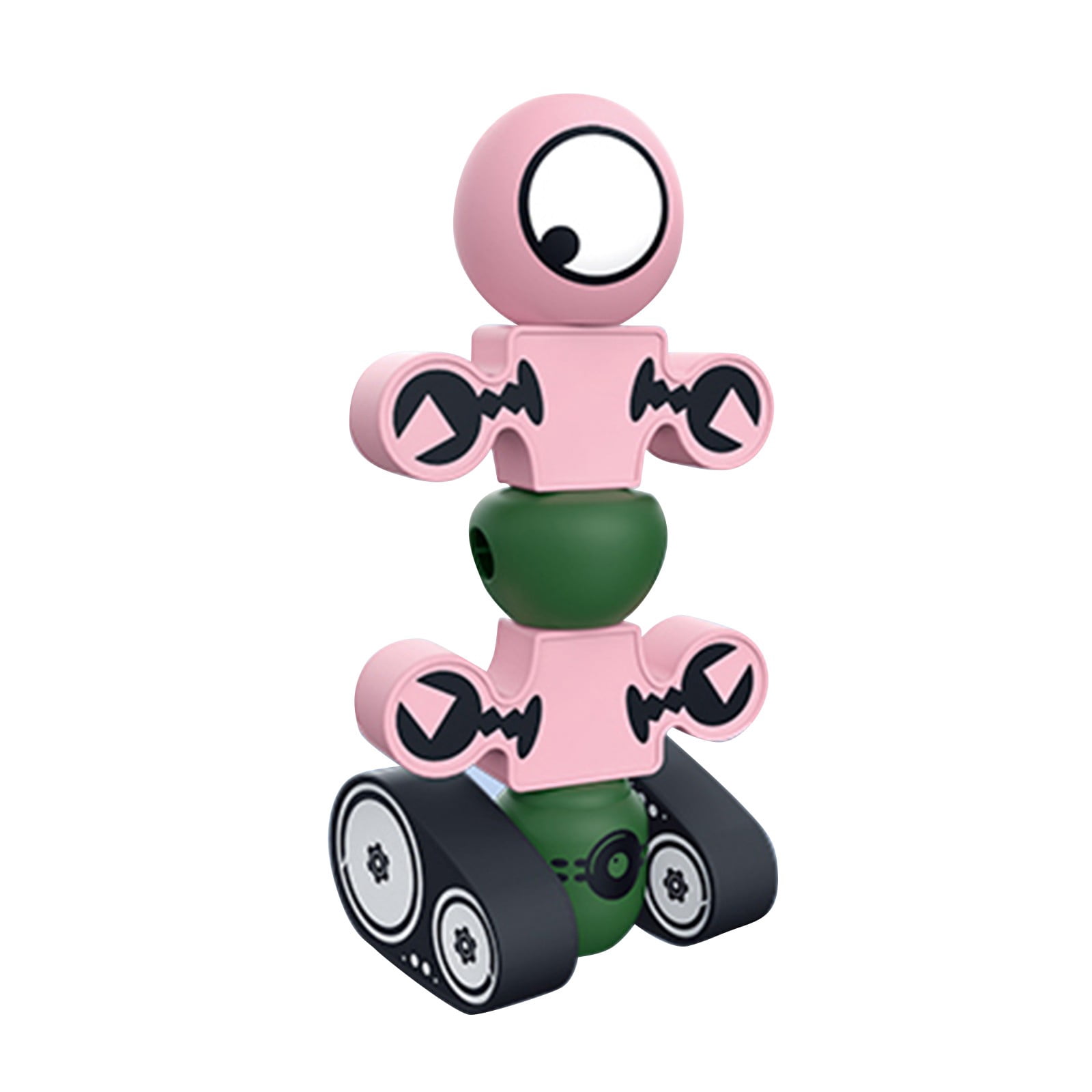 Magnetic Robots Set For Kids Stacking Toy Early Educational Playset ...