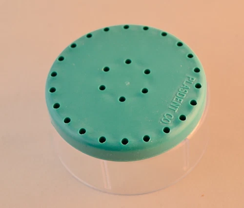 Magnetic Round Dental Lab Bur Block Holder Station Holds 28 Burs - Teal ...