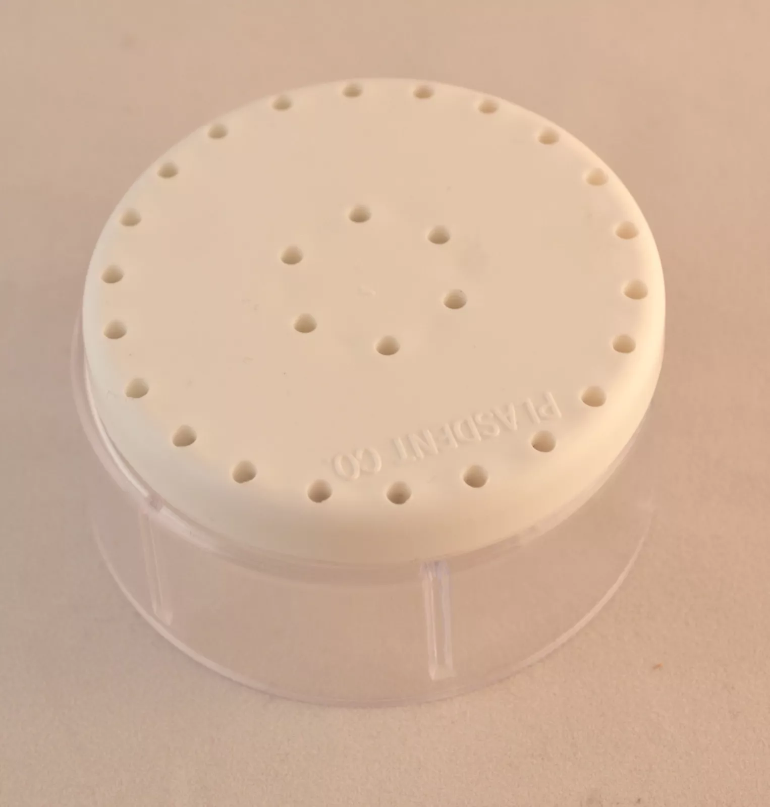 Magnetic Round Dental Lab Bur Block Holder Station Holds 28 Burs ...