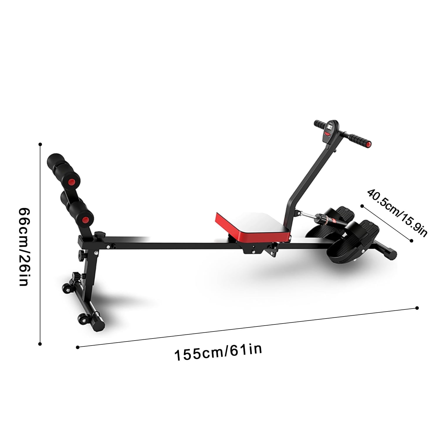 Magnetic Rowing Machine for Home Adjustable 8-Speed Booster Burn Fat ...