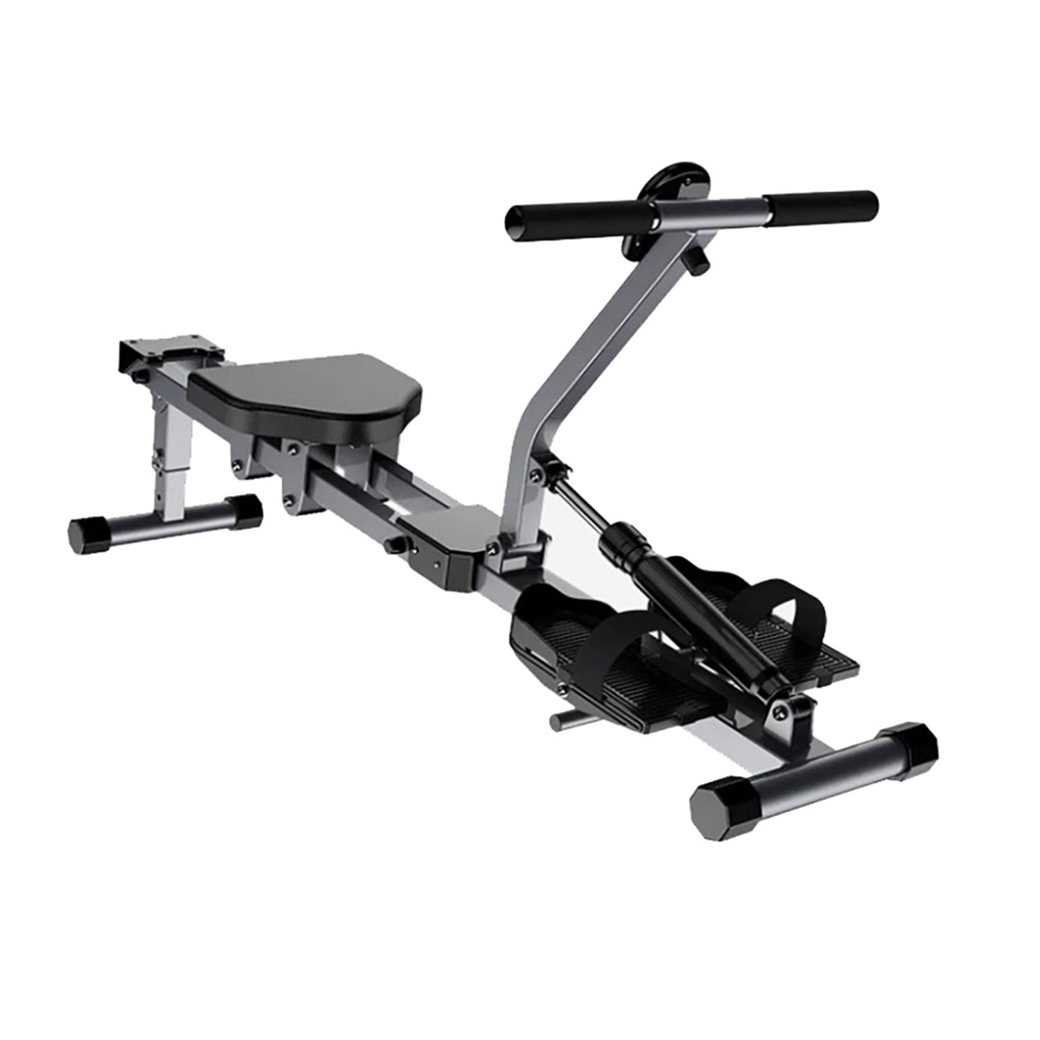 Magnetic Rowing Machine with LCD Monitor, Foldable Pedal Rower for Home ...